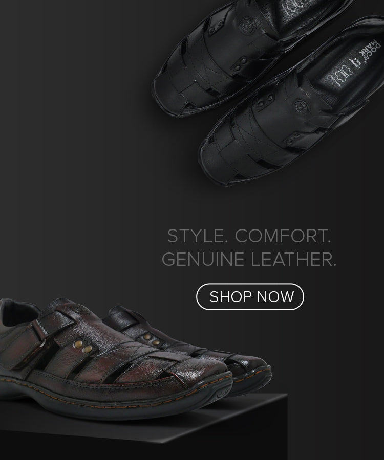 Genuine Leather Shoes for Men - Formals, Casuals, & Sandals – DOC&MARK®